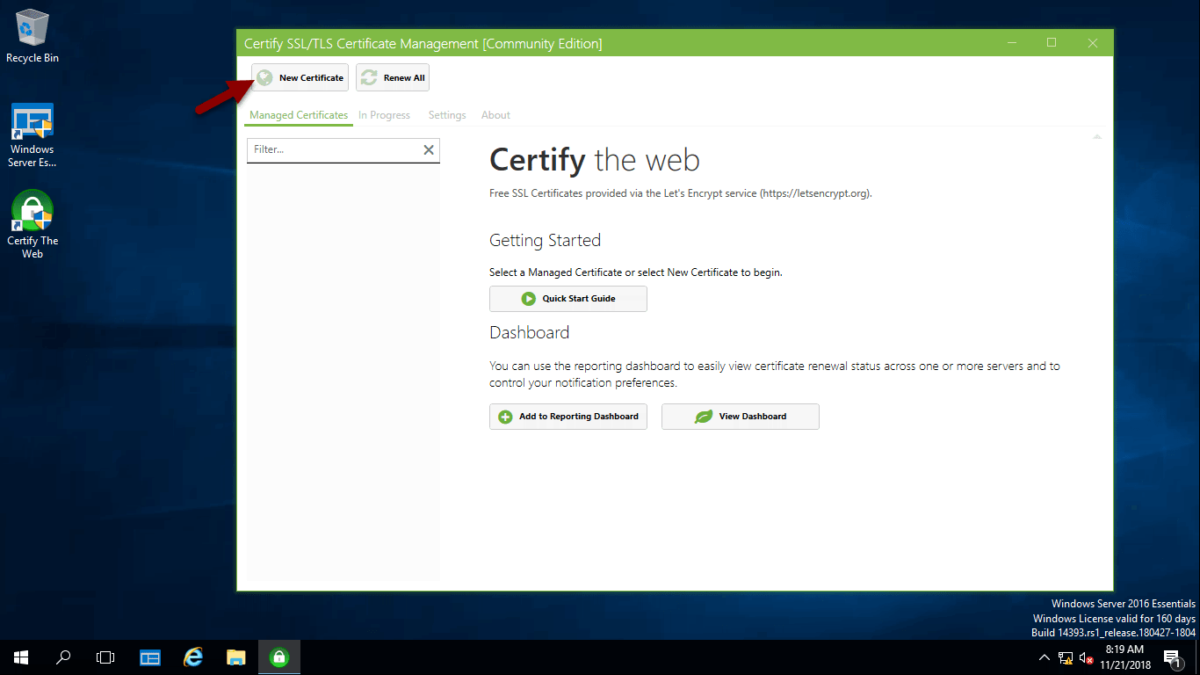 How To Install Free Ssl Certificate From Lets Encrypt On Iis Web Server