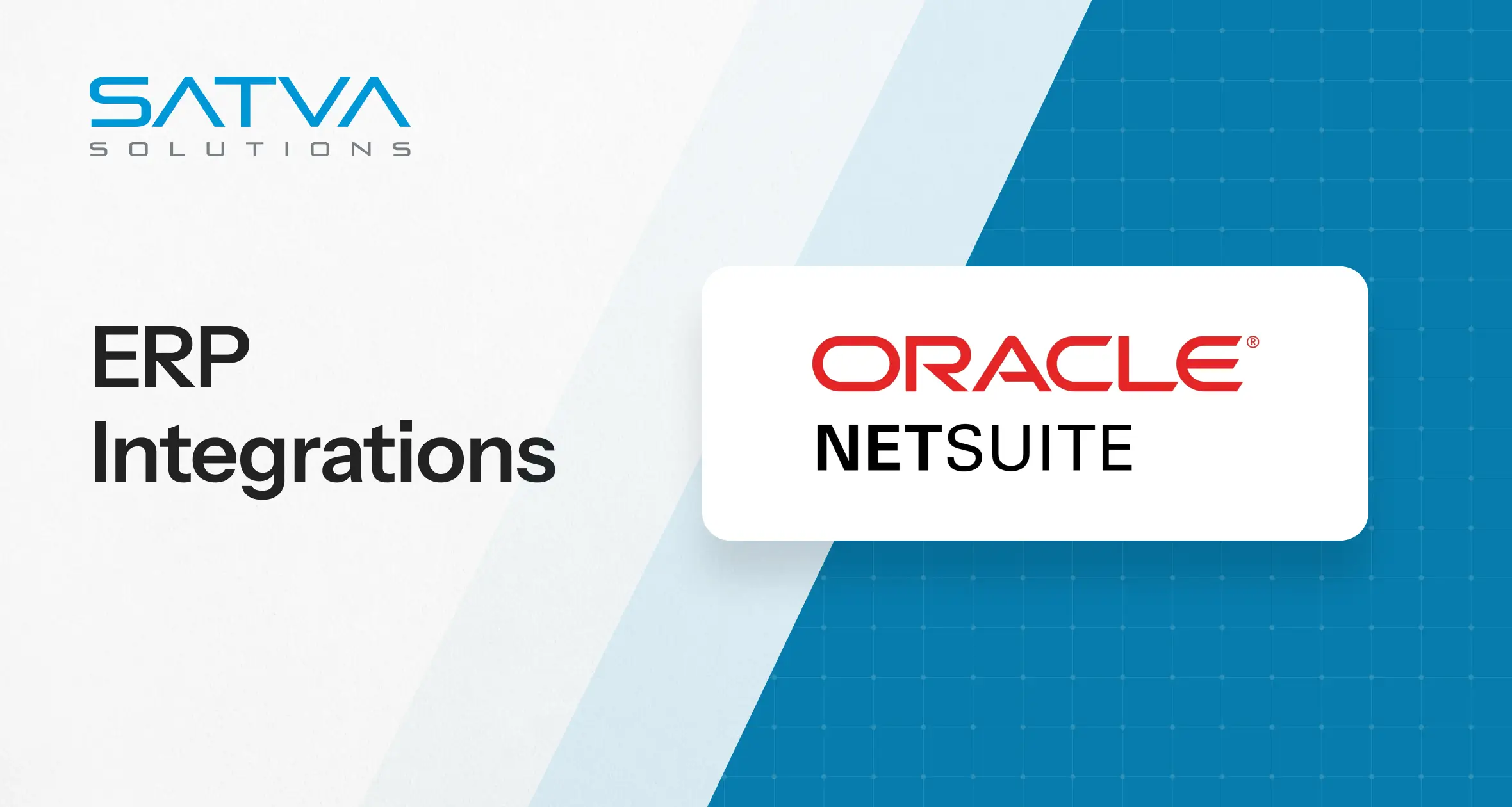 NetSuite Integration Service | Satva Solutions